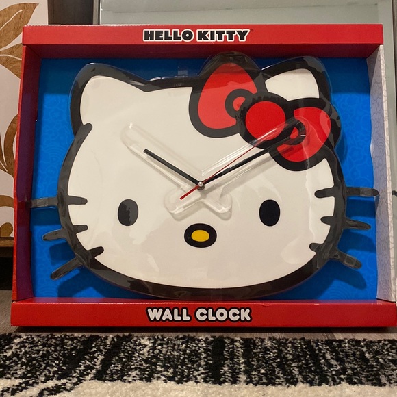 Sanrio | Wall Decor | Nwt Sanrio Hello Kitty Wall Clock | Poshmark